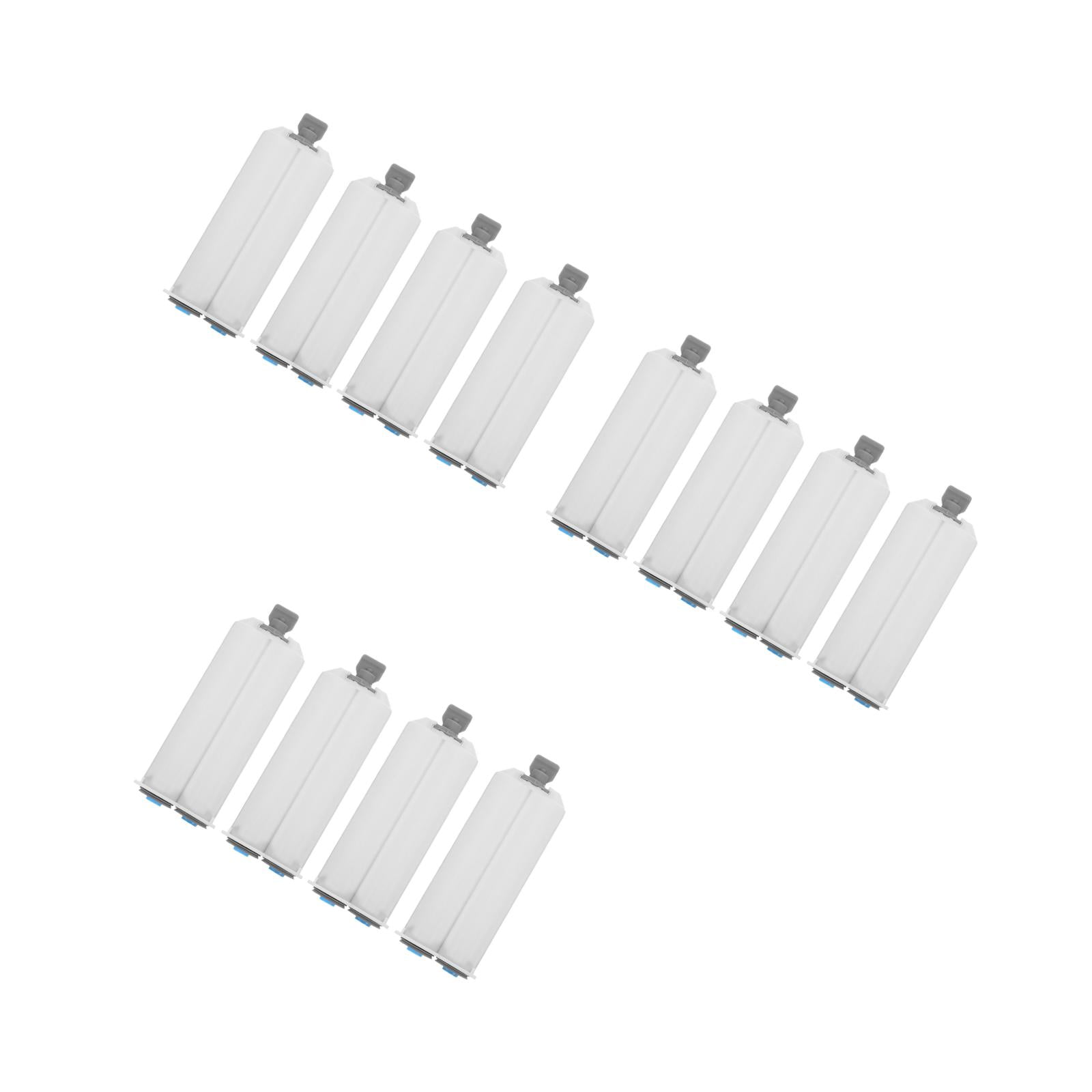 OUNONA 12 pcs Plastic Epoxy Tubes For Ab Glue Mixing Empty Epoxy Tubes ...