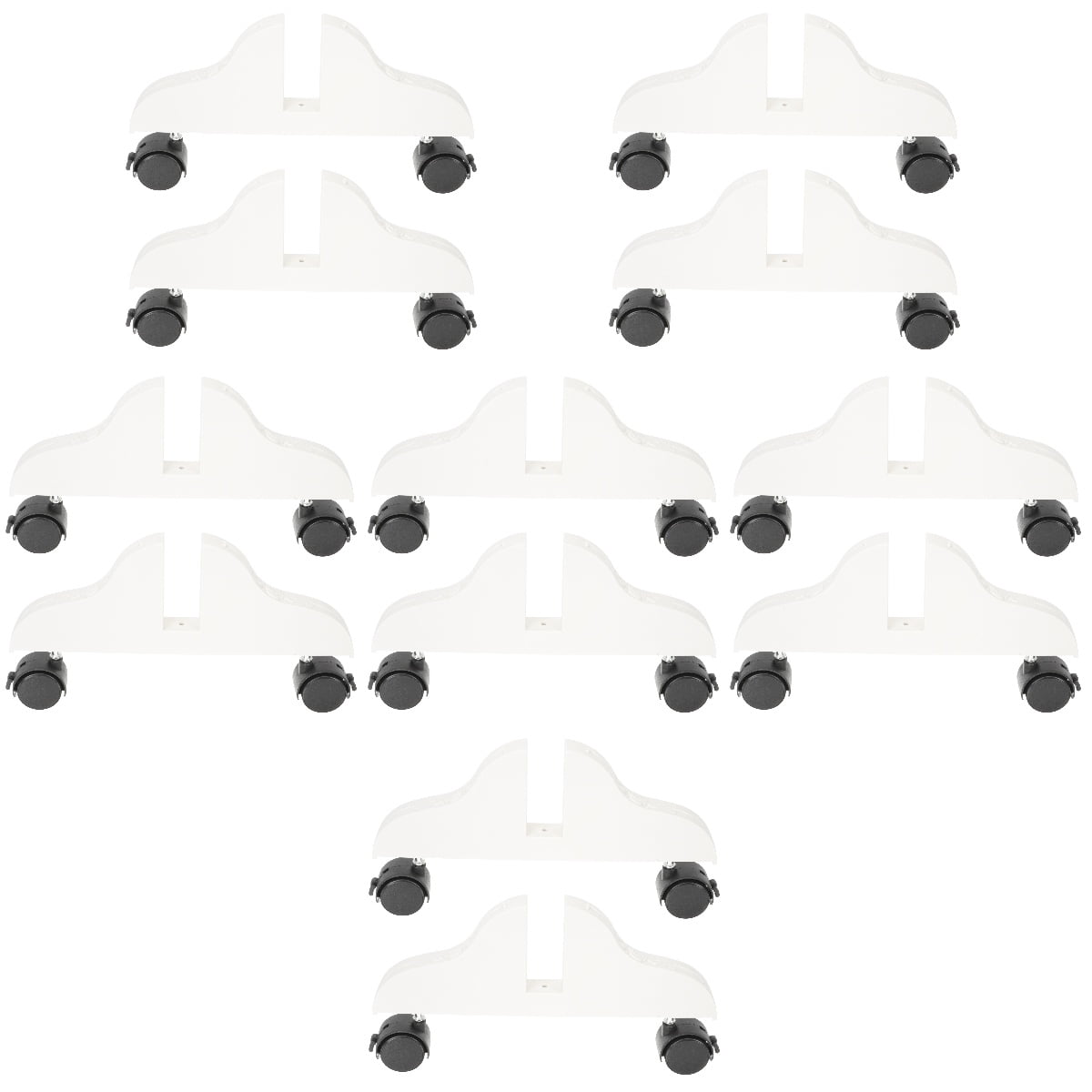 OUNONA 12 pcs Room Divider Stand Screen Panel Feet Room Divider Bracket ...