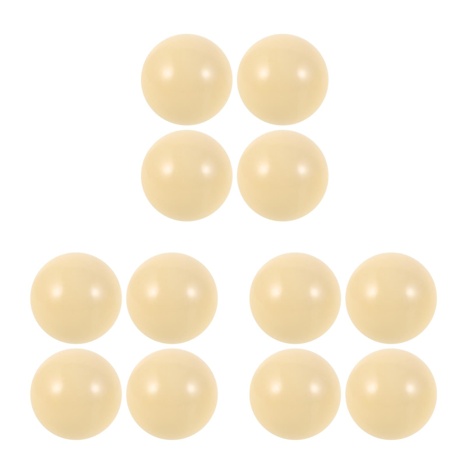 OUNONA 12 pcs Standard 2 Inch White Billiard Balls Professional Cue ...