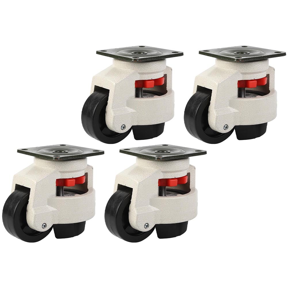 OUNONA 12 pcs Swivel Caster Wheels Heavy Duty Leveling Workbench ...