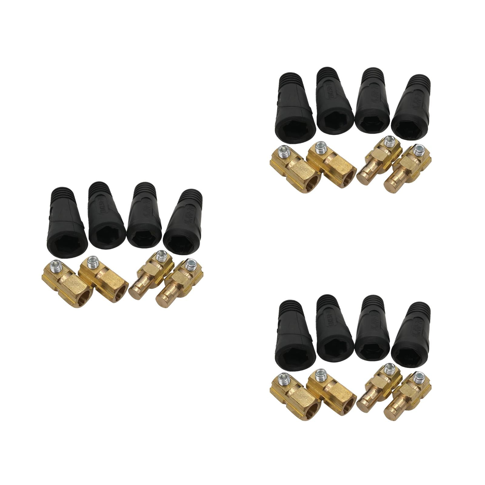 OUNONA 12 pcs Welding Soldering Plug Female Fitting Quick Connector ...