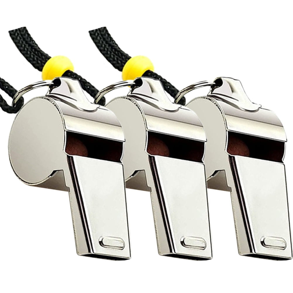 OUNONA 12 pcs Whistle With Lanyard Ball Game Sports Meeting Whistle ...