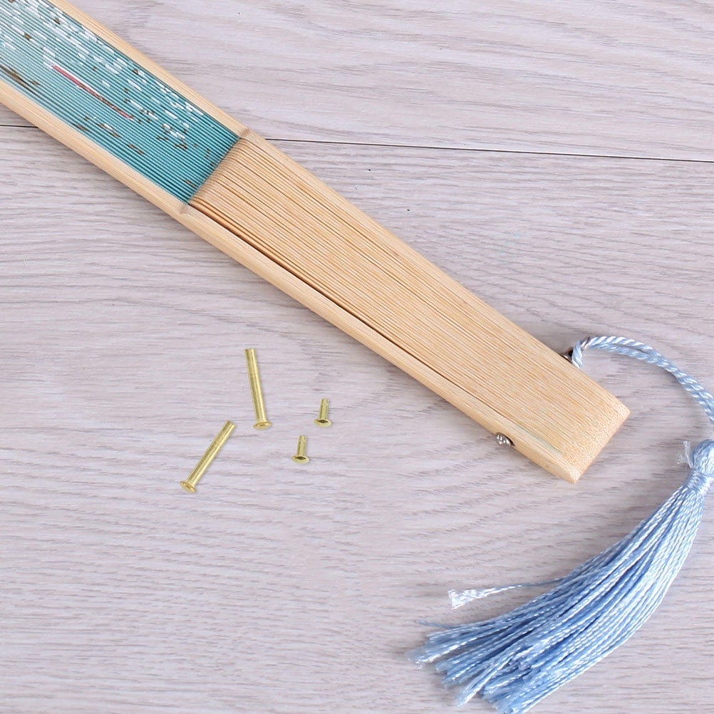 OUNONA 12 sets of Folding Fan Repair Parts Metal Rivets for Long ...