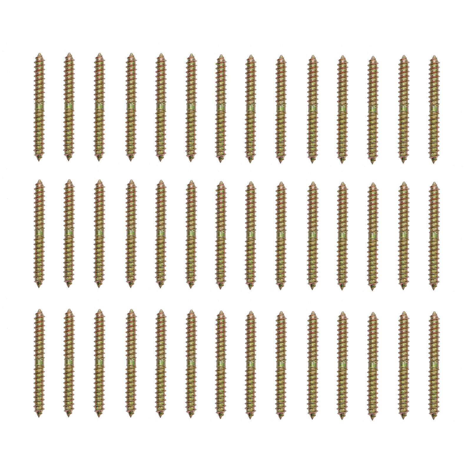 OUNONA 120 pcs Wood to Wood Dowel Screw Connecting Wood Self Tapping ...