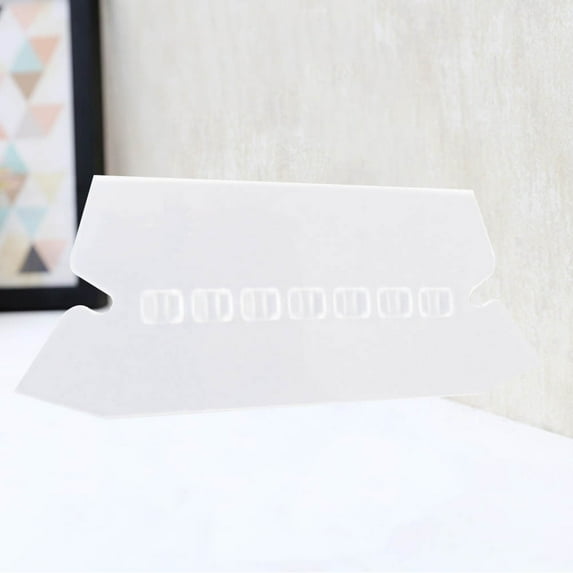 OUNONA 120Pcs Hanging Folder Tabs Plastic File Labels Folder Tab Quick ...