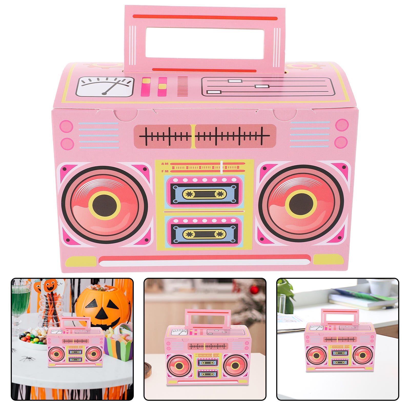 OUNONA 12PCS Cassette Tape Shaped Candy Boxes for 80s Party Retro Music ...