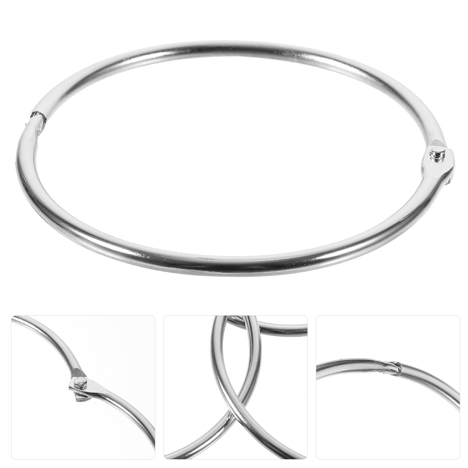 OUNONA 12Pcs DIY Binder Rings Reusable Photo Ablum Rings Loose Leaf ...