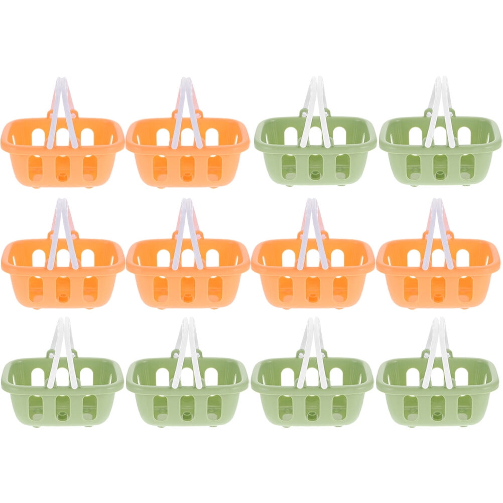 OUNONA 1Set Mini House Basket Decorative Mini Basket Simple Design for ...