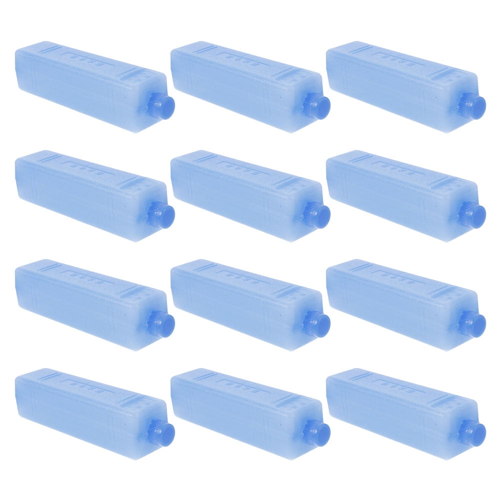 OUNONA 12Pcs Reusable Ice Pack Blue Ice Packs For Air Conditioner ...