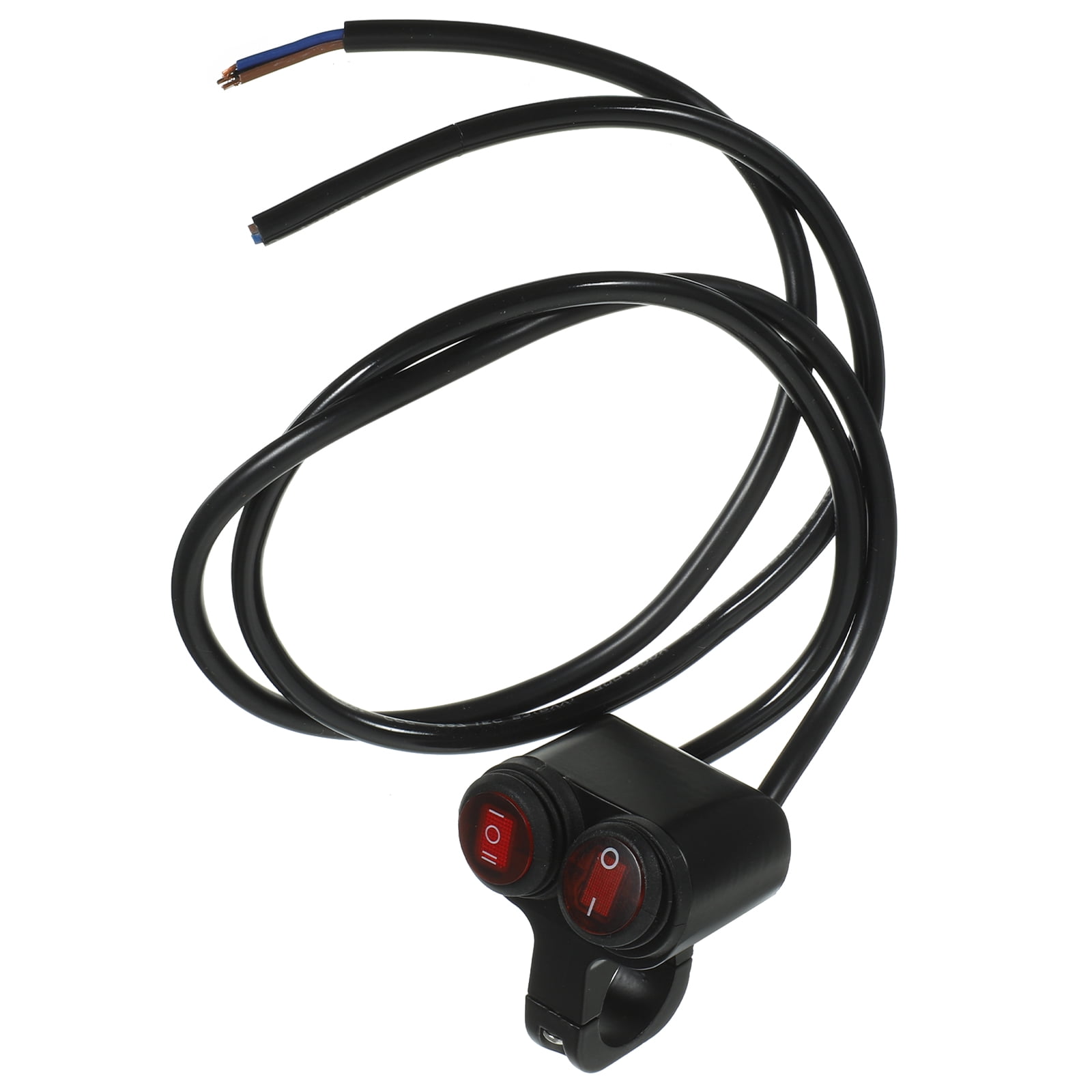 OUNONA 12V Illuminated Motorcycle Handlebar Push Button with 55cm ...
