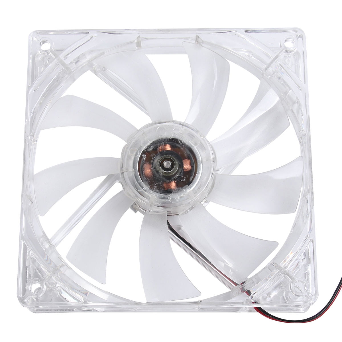 OUNONA 12cm Computer Case Power Supply Led Fan Mute Transparent ...