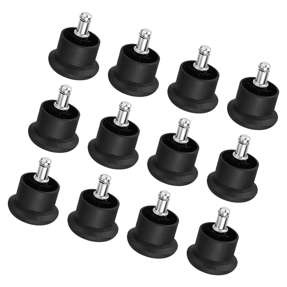 FOLOYORI Office Chair Glides Black Steel 12Pcs 2.6In - Walmart.com