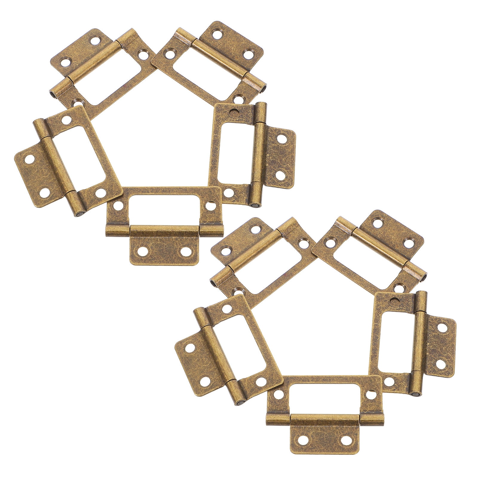 OUNONA 12pcs Bifold Door Hinges Heavy Duty Antique Iron Hinges Vintage ...