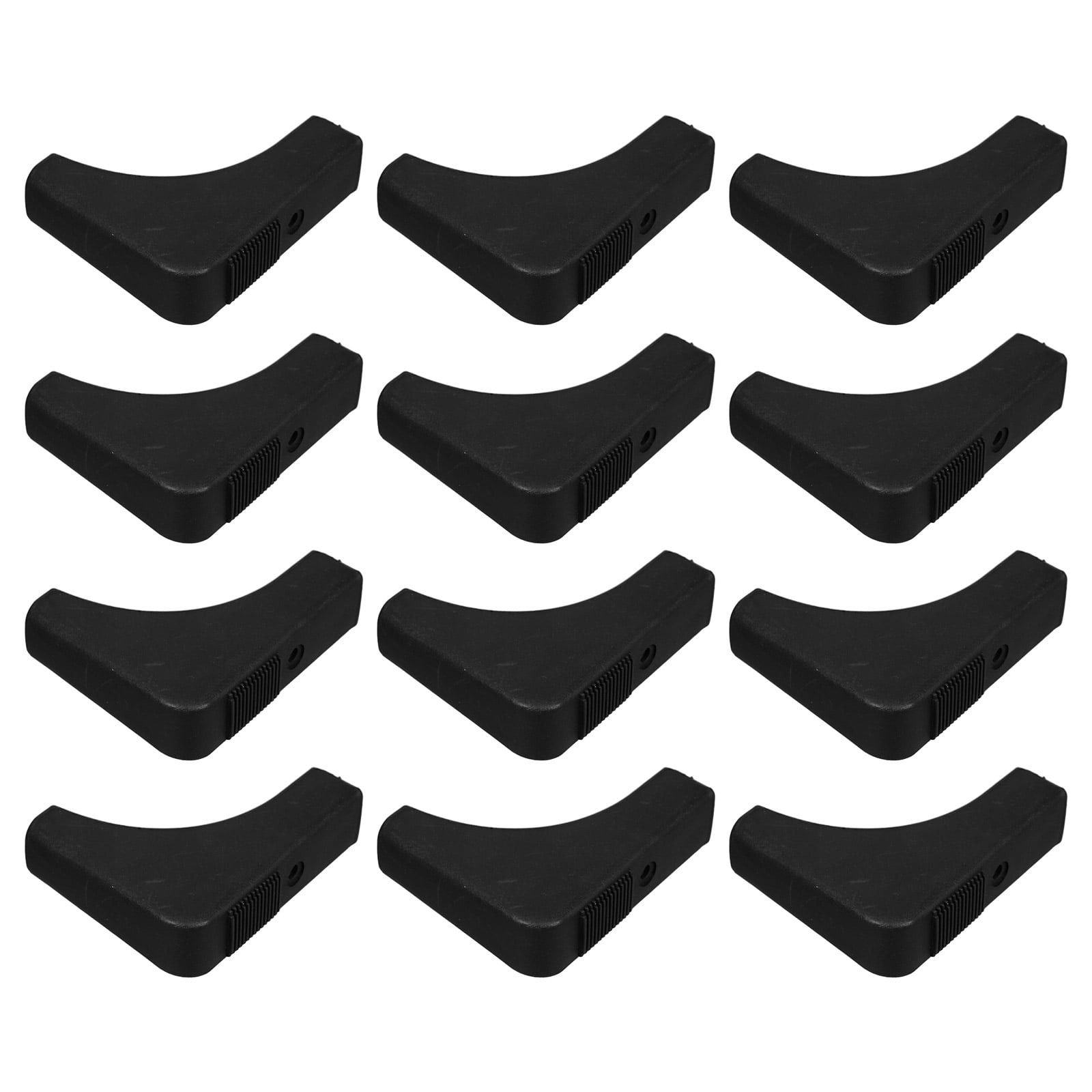 OUNONA 12pcs Chair Leg Caps Non-Slip Outdoor Chair Foot Caps Plastic ...