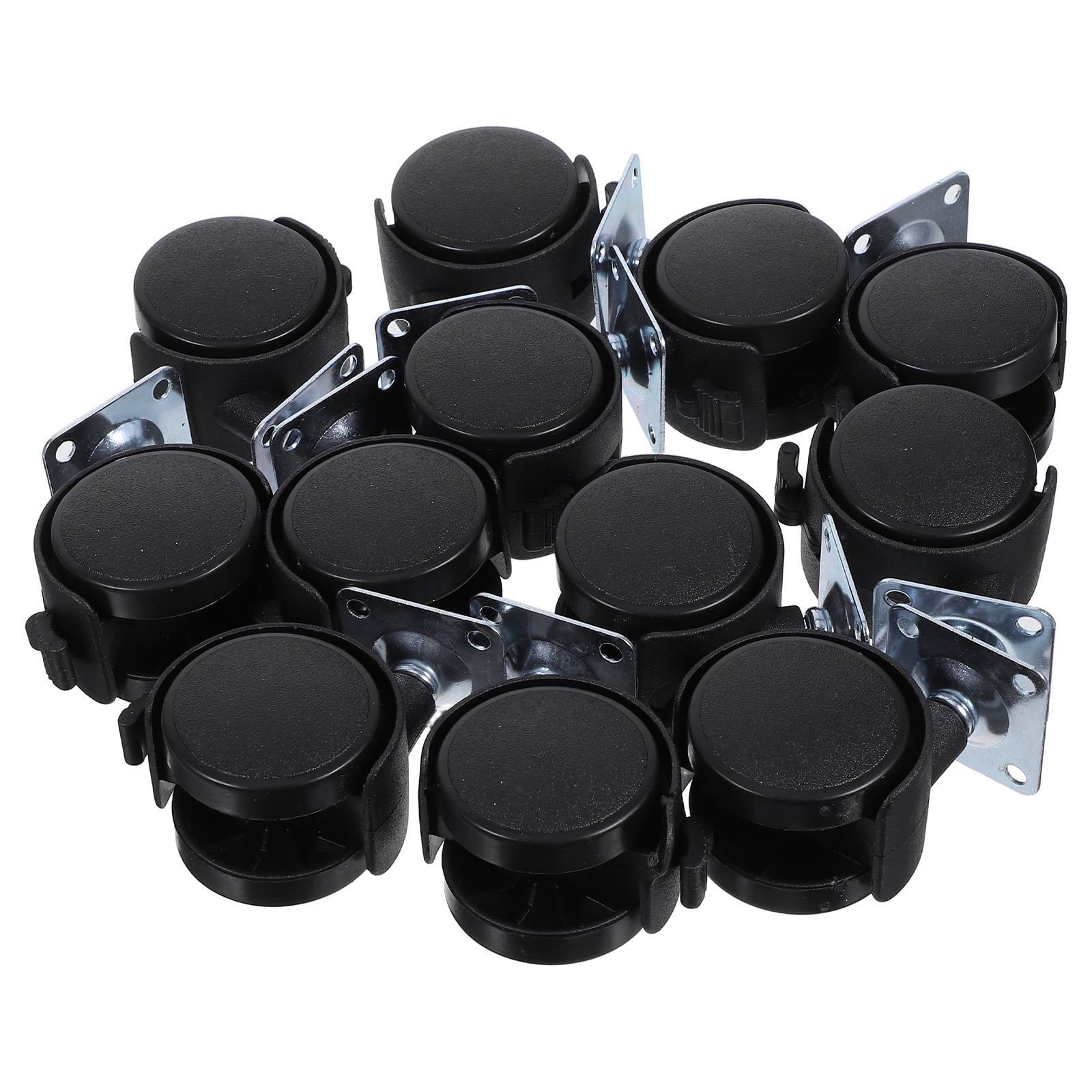 OUNONA 12pcs Chair Leg Wheels Casters For Office Chair Swivel Casters ...