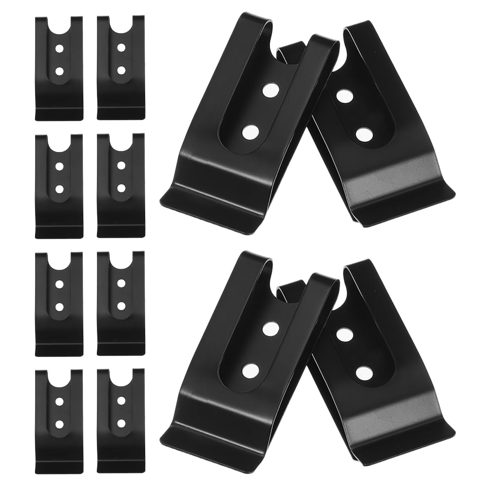 OUNONA 12pcs Metal Clips Spring Clip Tool Belt Clip General Storage ...