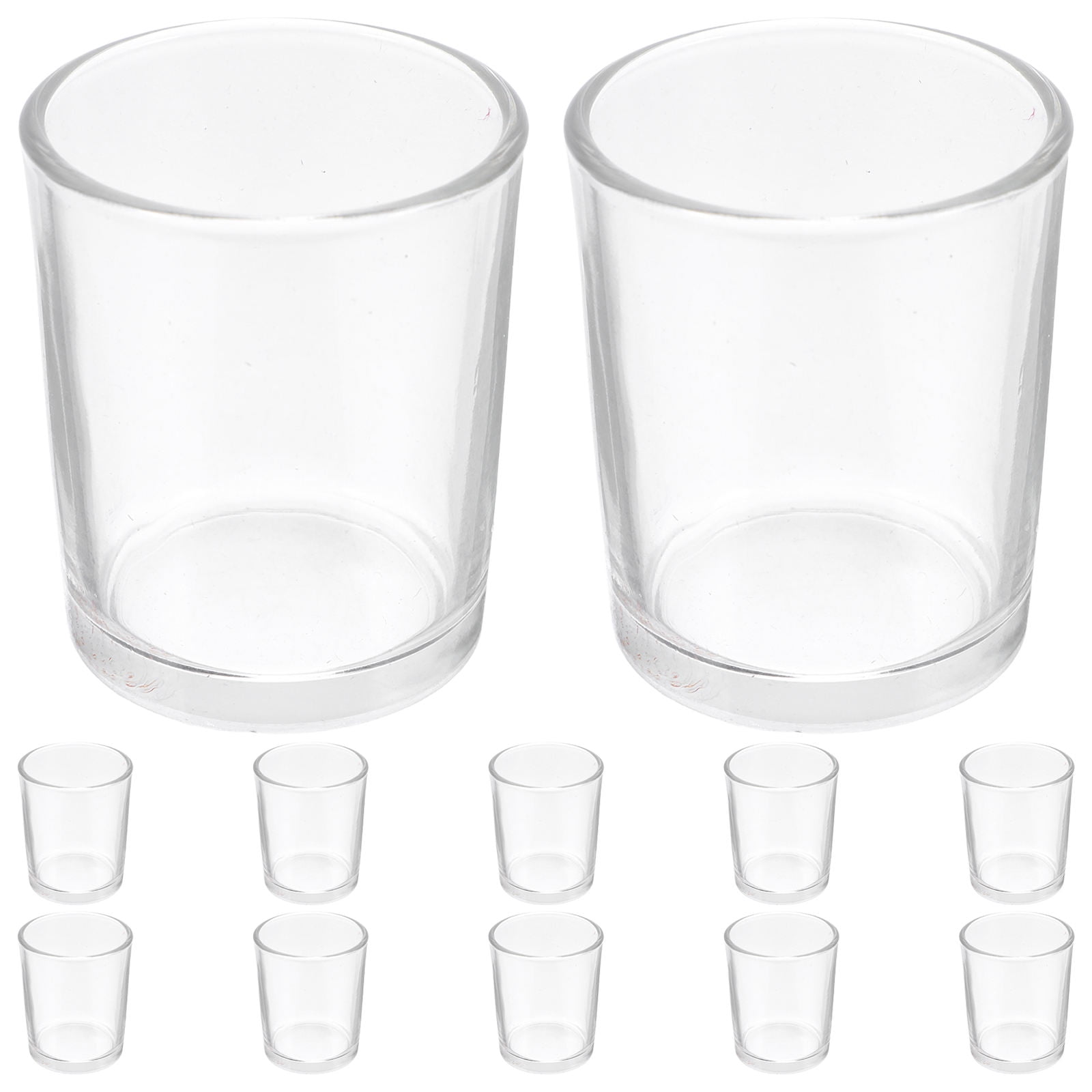 OUNONA Elegant Transparent Glass Shot Glasses for Bar Decoration with ...