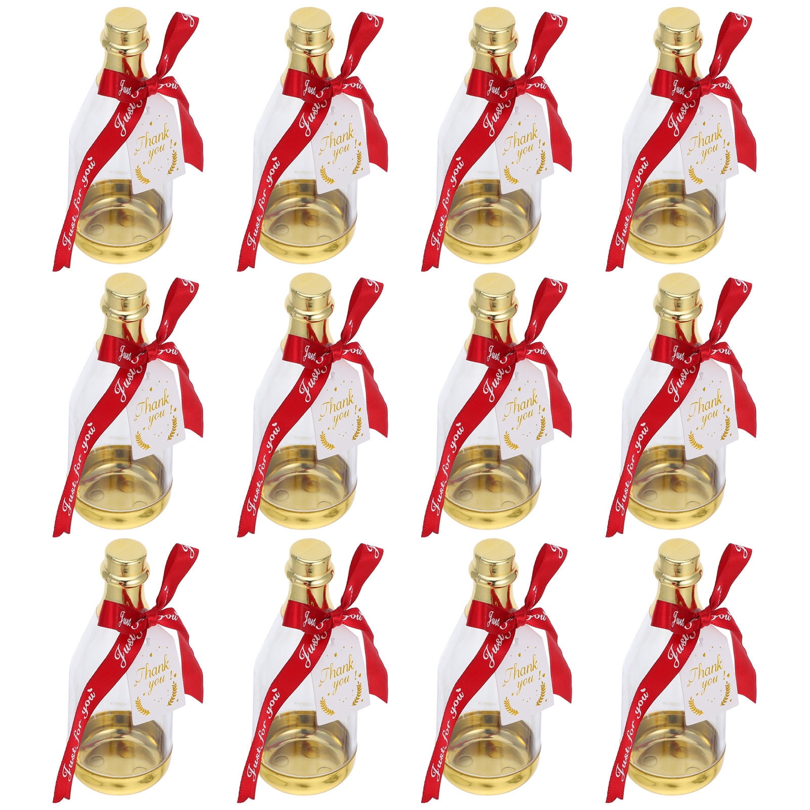 OUNONA 12pcs Plastic Candy Favor Boxes for Wedding Birthday Parties ...