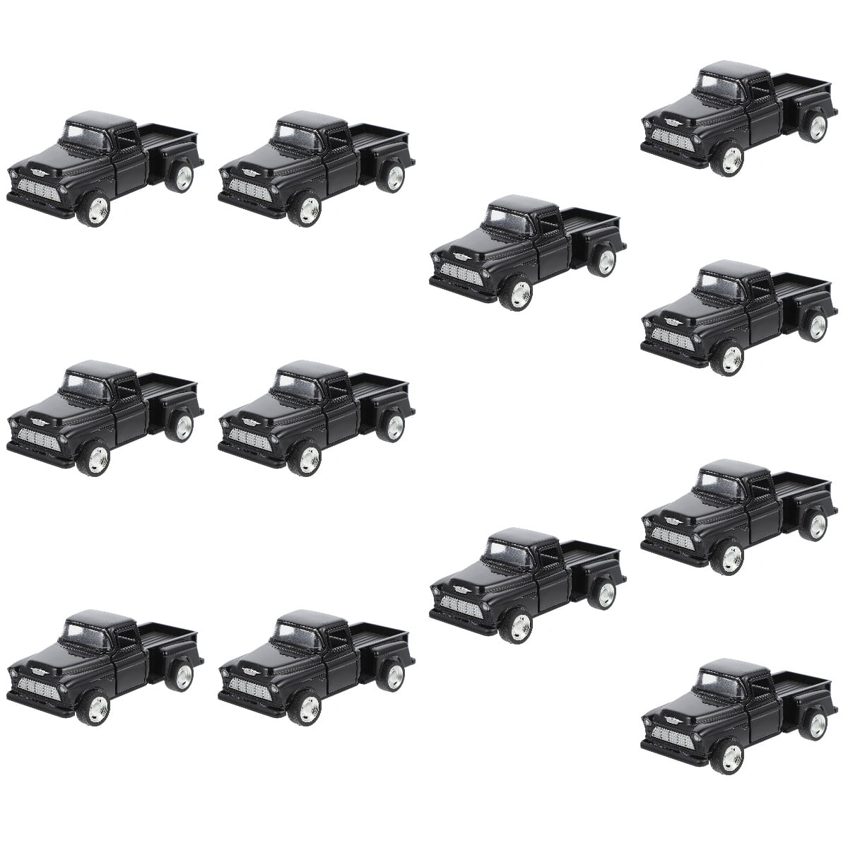 OUNONA 12pcs Miniature Pickup Truck Model DieCast Old Pickup Truck ...