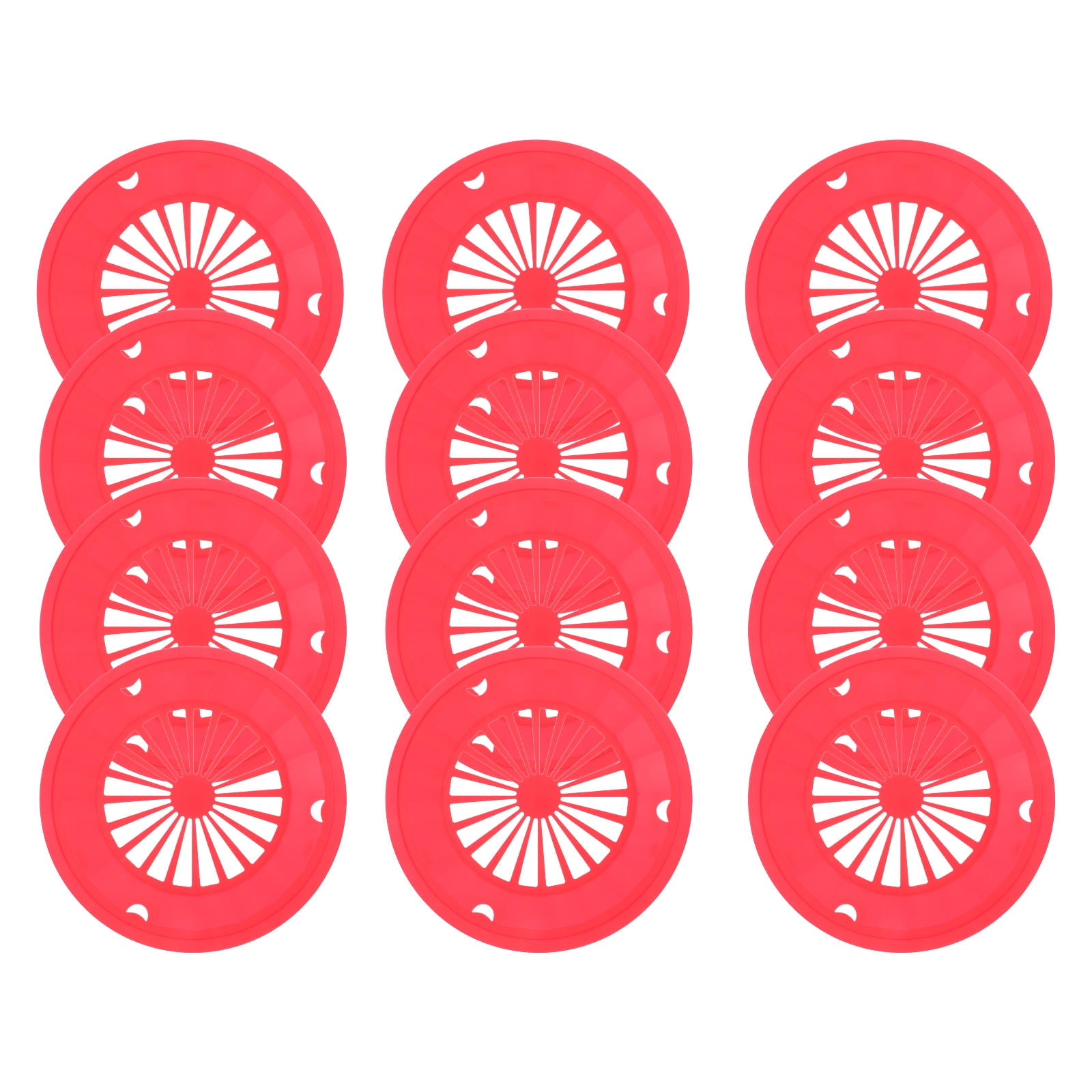 OUNONA 12pcs Reusable Paper Plate Holders Paper Plates Support Base for ...