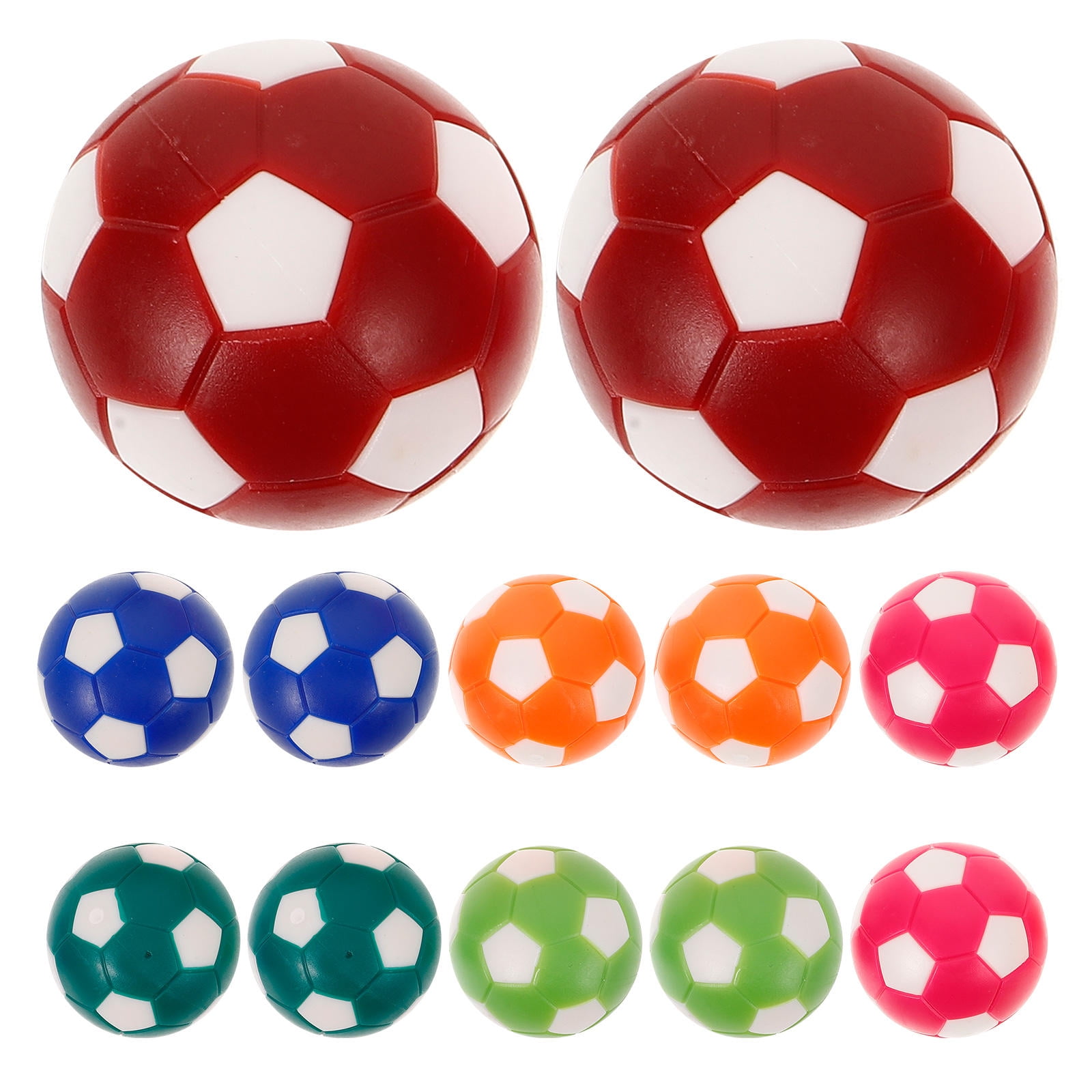 OUNONA 12pcs Tiny Soccer Balls Table Football Balls Foosball Ball Table ...