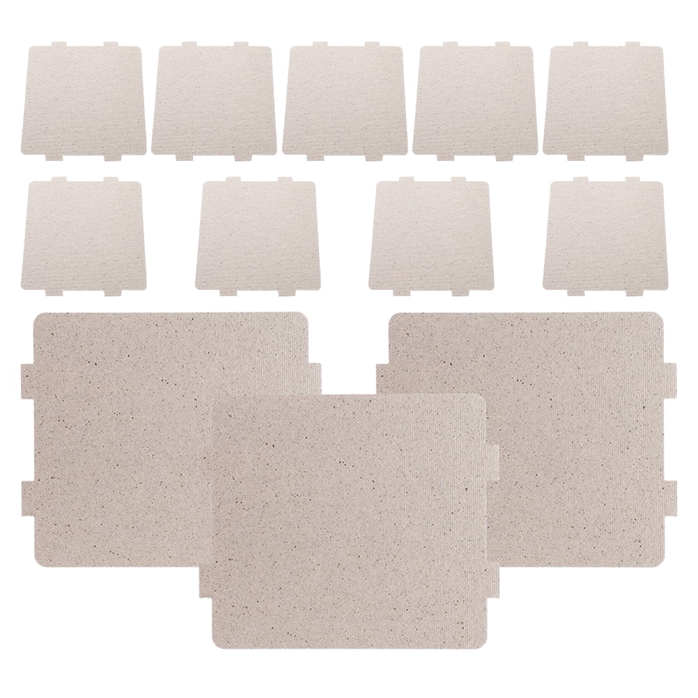 OUNONA 12 Pcs Replacement Repairing Accessory Waveguide Cover Beige ...