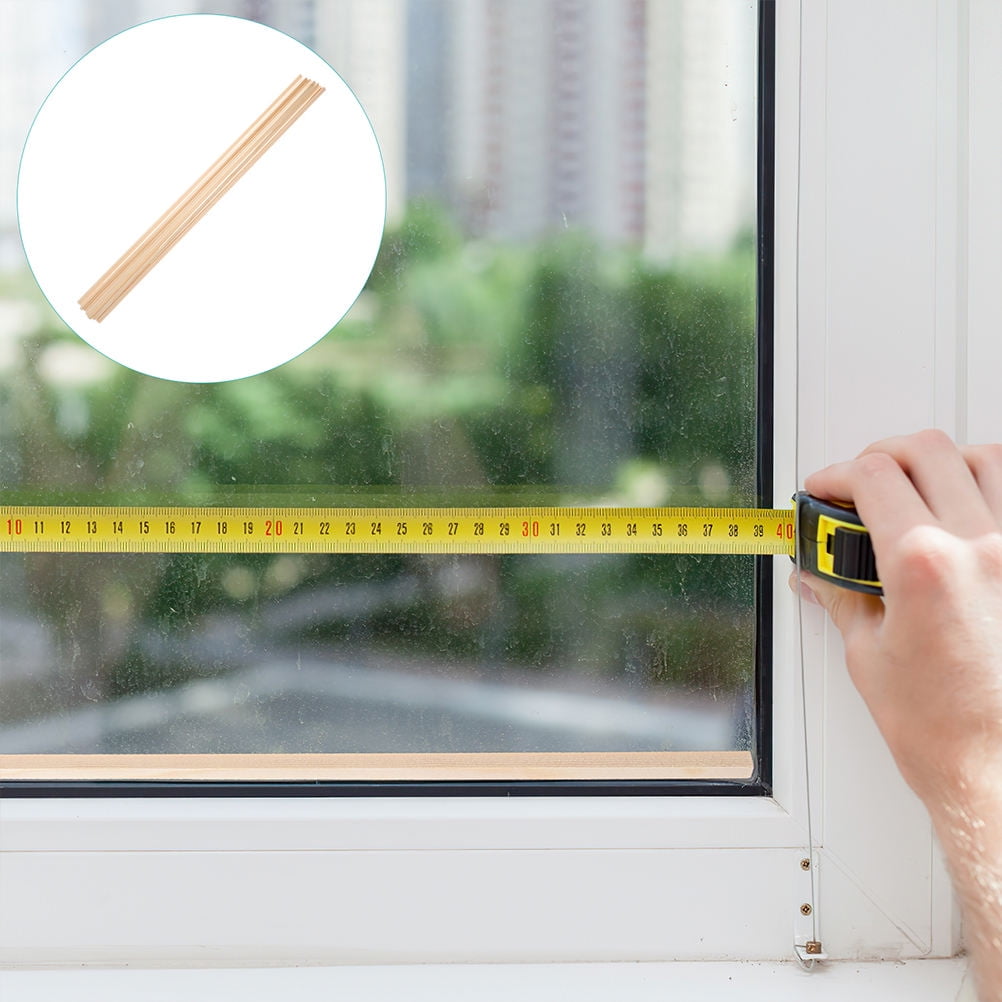 OUNONA 12pcs Wooden Window Decorative Trim Wooden Window Screen Molding ...