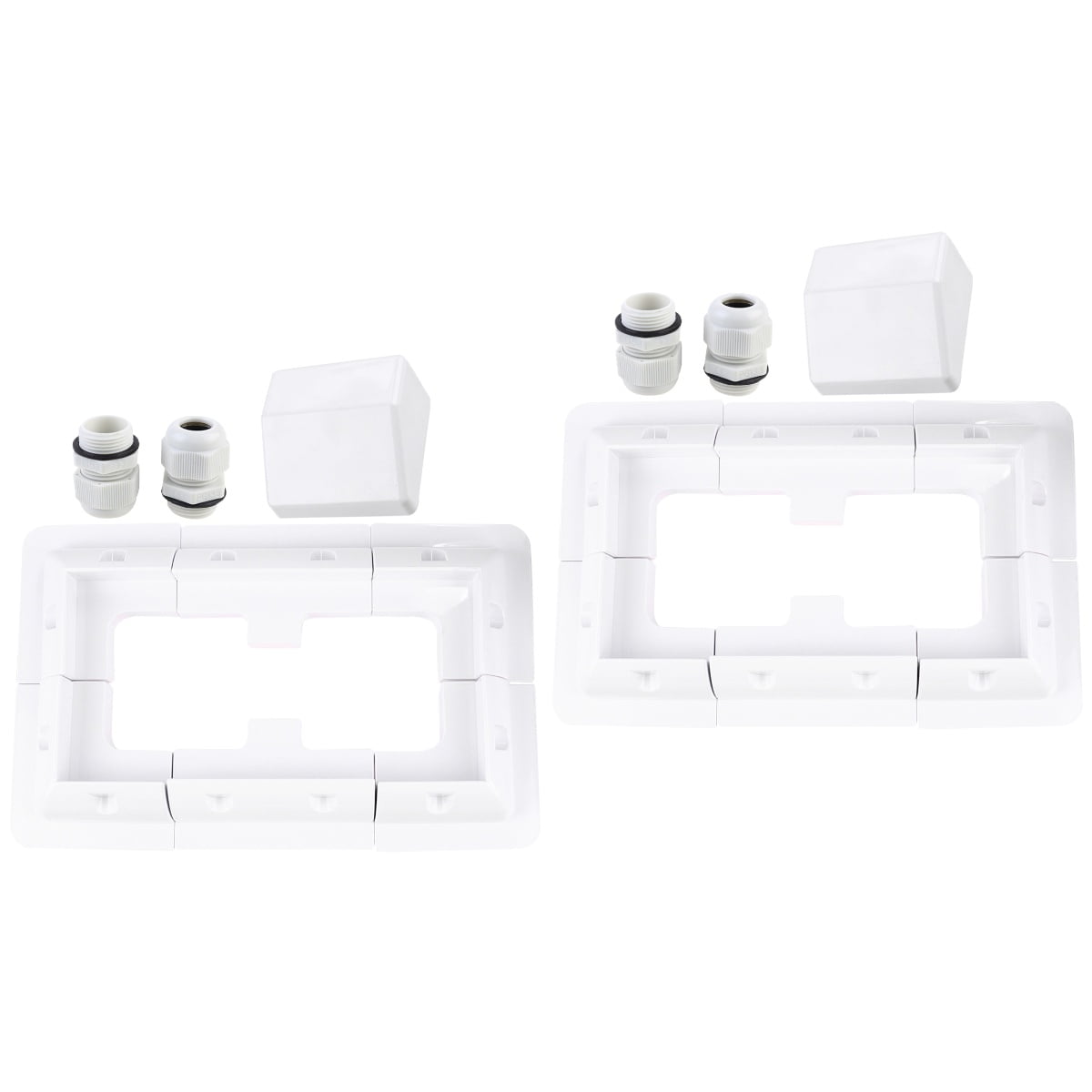 OUNONA 14 Pcs ABS Plastic Solar Panel Holder for RV and Yacht Solar ...