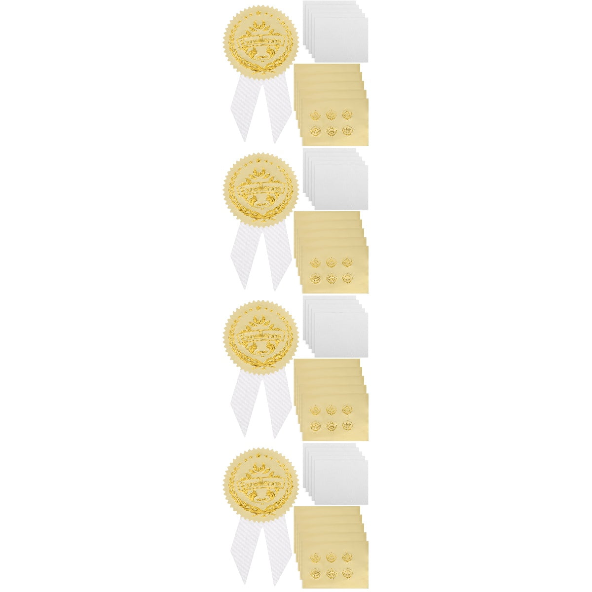 OUNONA 144 Sets of General Medals Stickers Children Match Medals ...