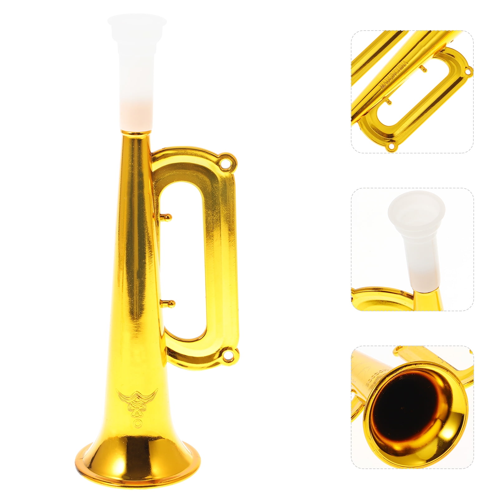 OUNONA 14pcs Trumpet Golden Trumpet Musical Funny Speaker Cheering ...