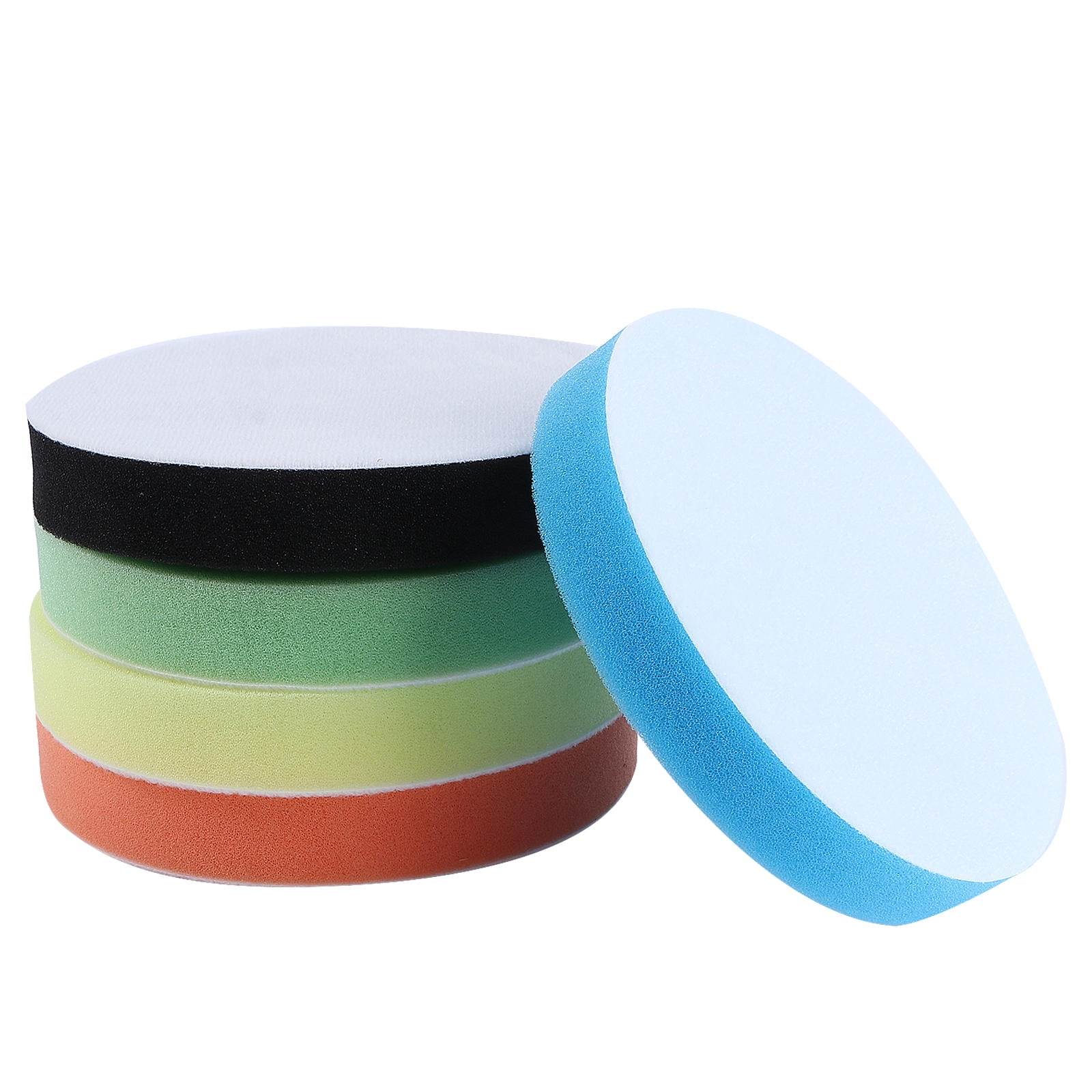 OUNONA 15 PCS Assorted Colors 6 Inch 150mm Sponge Buffing Pads Kit ...