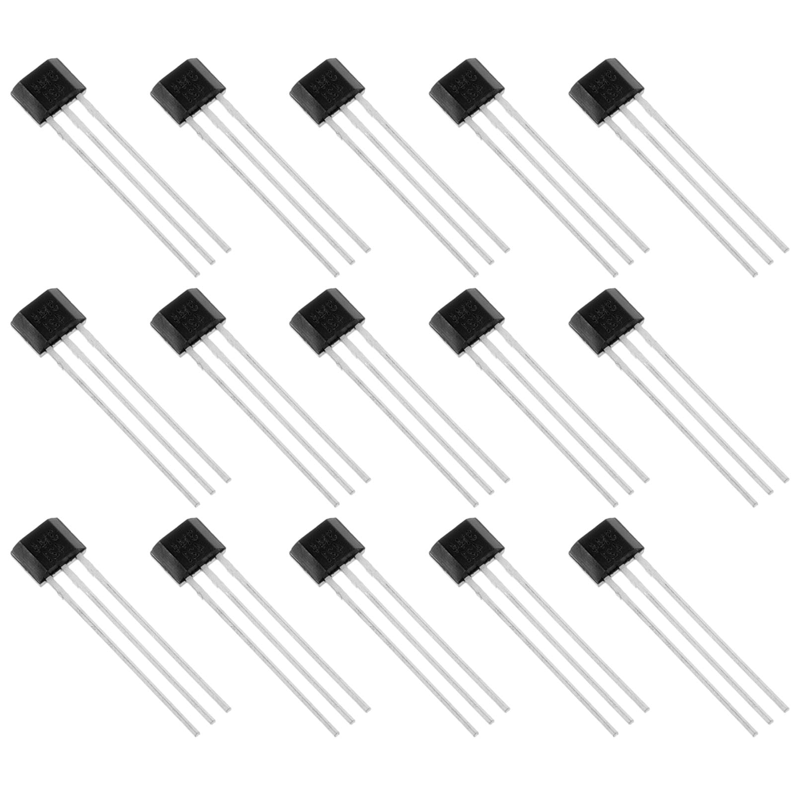 OUNONA 15 Pcs Hall Effect Controller Transistors Assortment Kit Grey ...