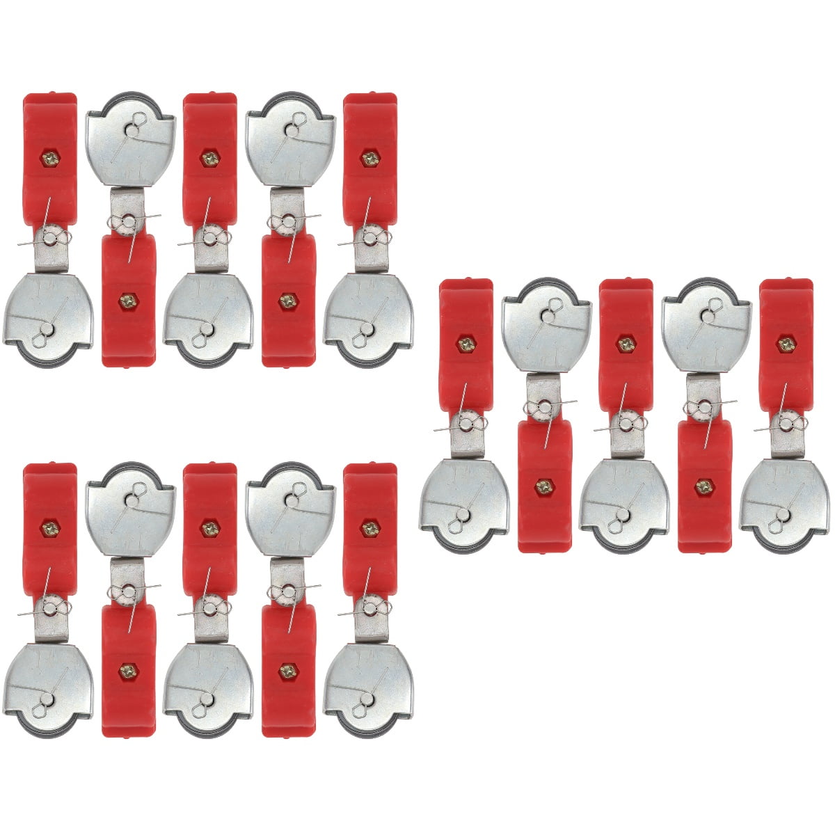 OUNONA 15 Pcs Hoisting Traction Wire Rope Pulleys Bearing Pulleys Chain ...