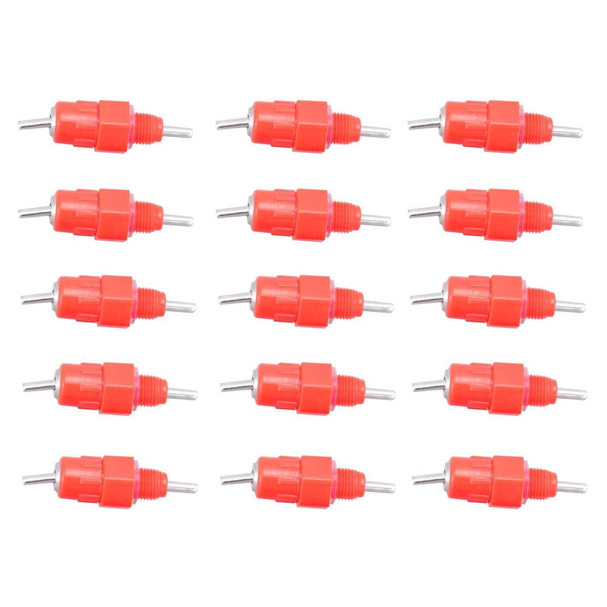 OUNONA 15 Pcs Quail Poultry Farming Equipment Butt Ball Drinking ...