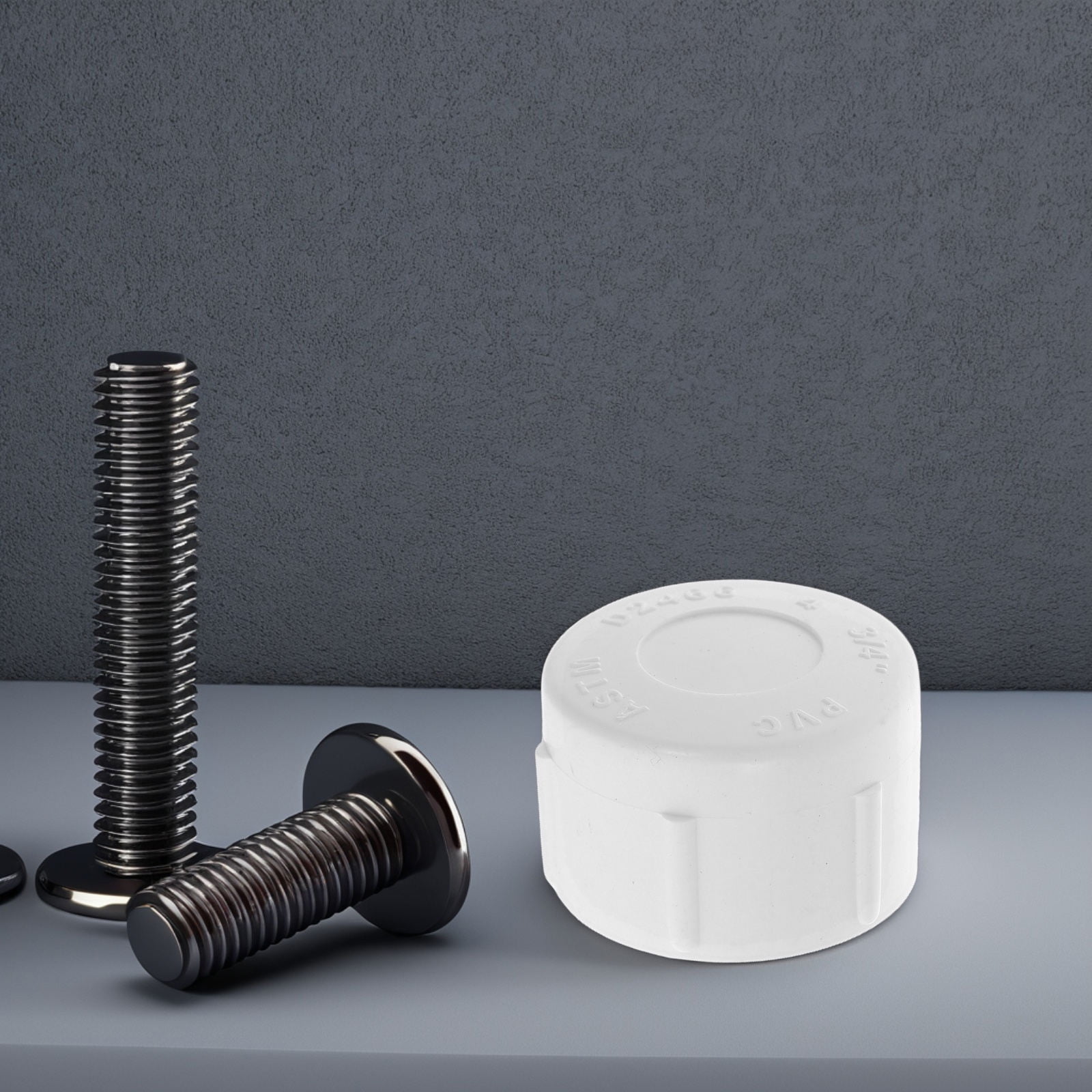 OUNONA 15 Pcs Sprinkler Line Cap Pvc Reducing Female Adapter White ...