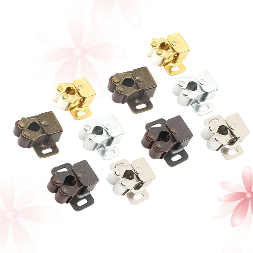 OUNONA 15 Pcs Touch Bead Wardrobe Clip Knobs Kitchen Cabinet Handles ...
