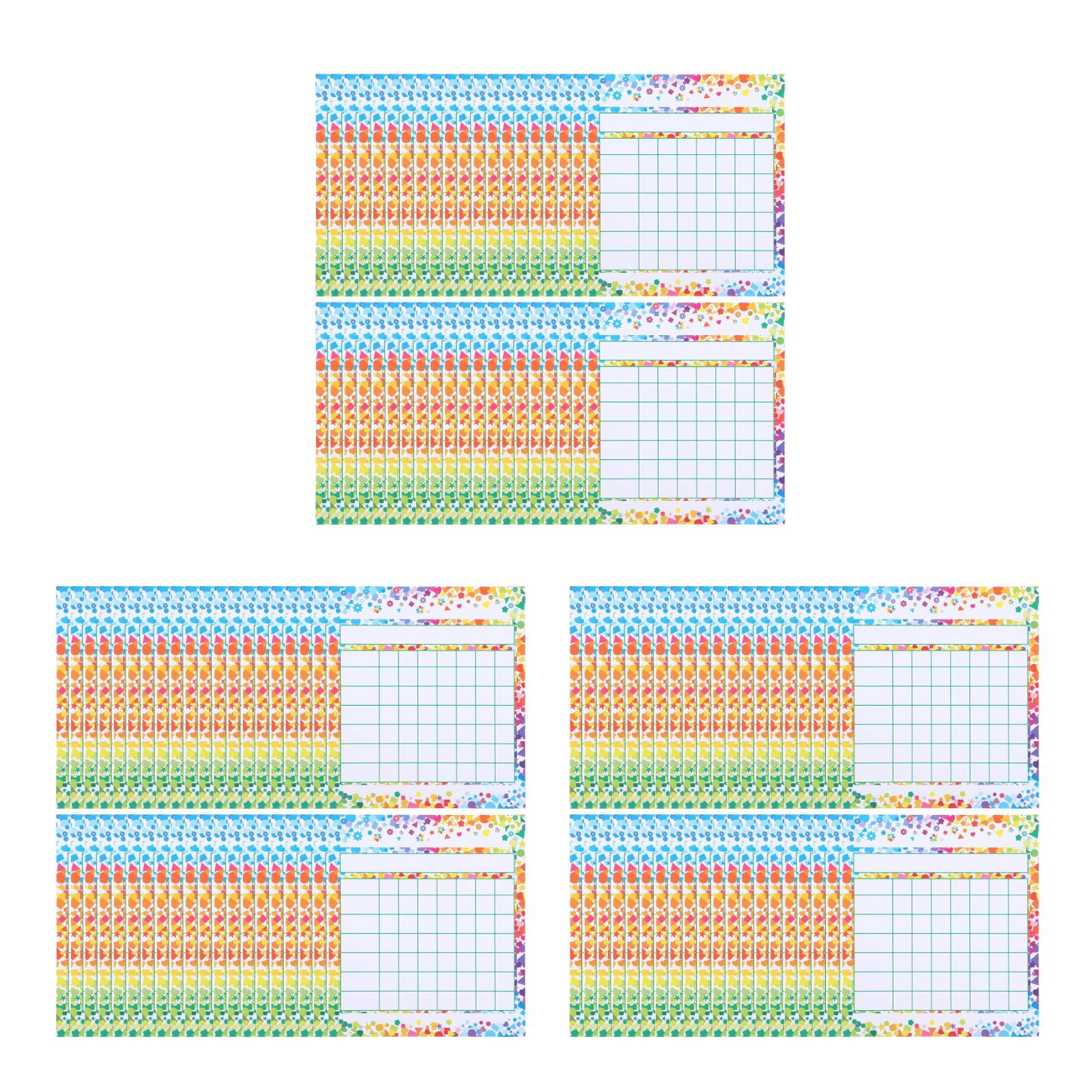 OUNONA 150 Sheets Kids Charts Reward Charts Classroom Incentives Star ...