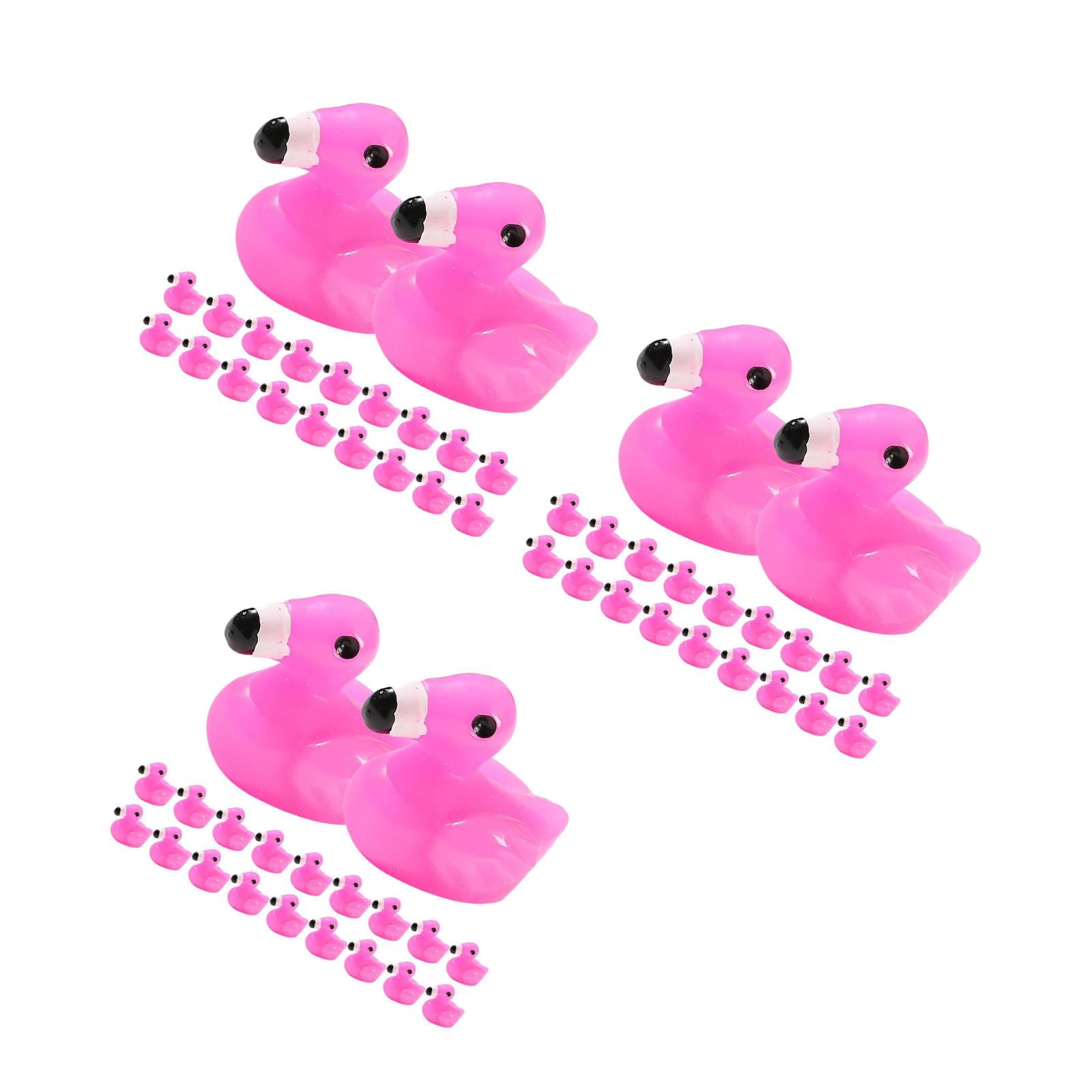 OUNONA 150 pcs Mini Resin Flamingo Tiny Flamingo Figurines For Diy ...