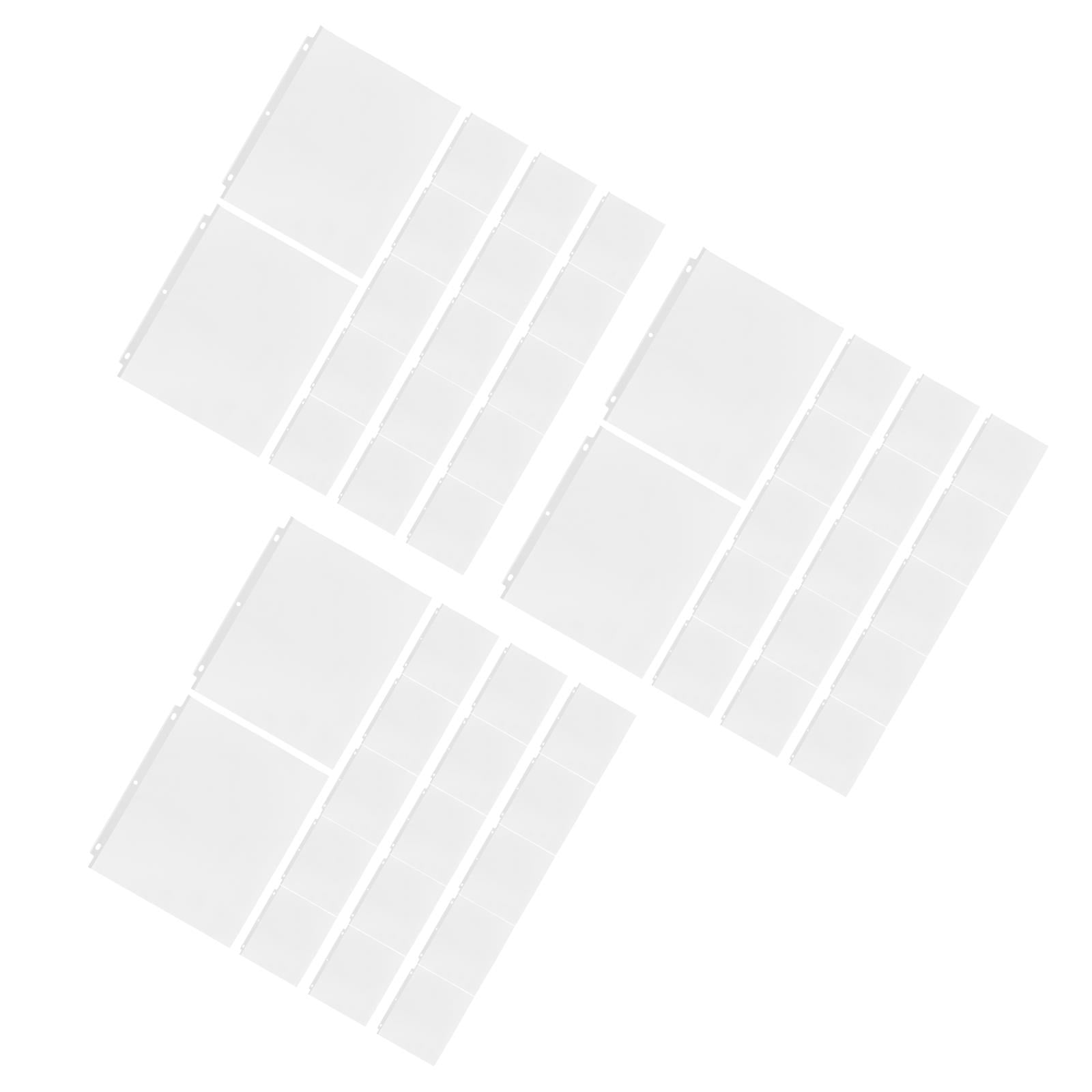 OUNONA 150 pcs Sheets Plastic Sleeves Heavy Duty Sheet Protectors Heavy ...