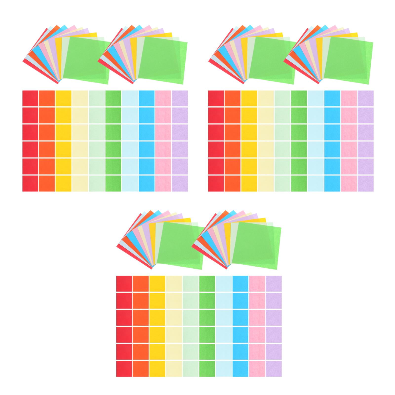 OUNONA 1500 Sheets Origami Paper Colorful Square Colored Paper for ...