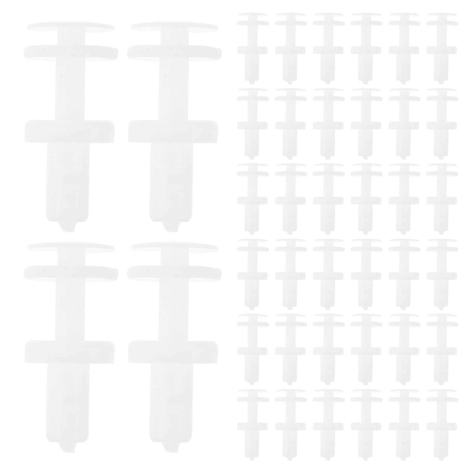 OUNONA 150Pcs White Car Door Panel Clips Plastic Retainer Fasteners for ...