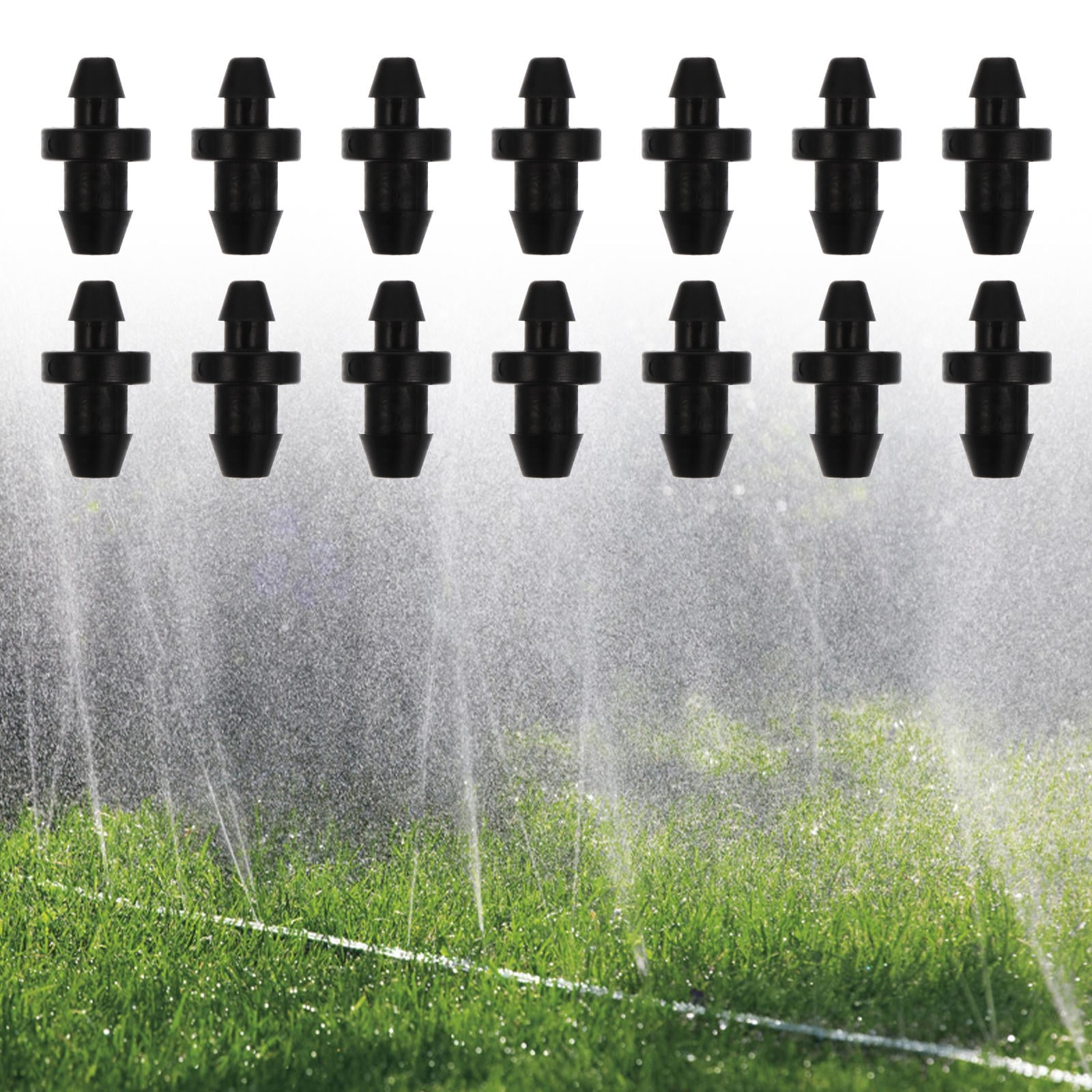 Tineasur Drip Irrigation Hole Plugs Drip Irrigation Plugs Black Plastic ...