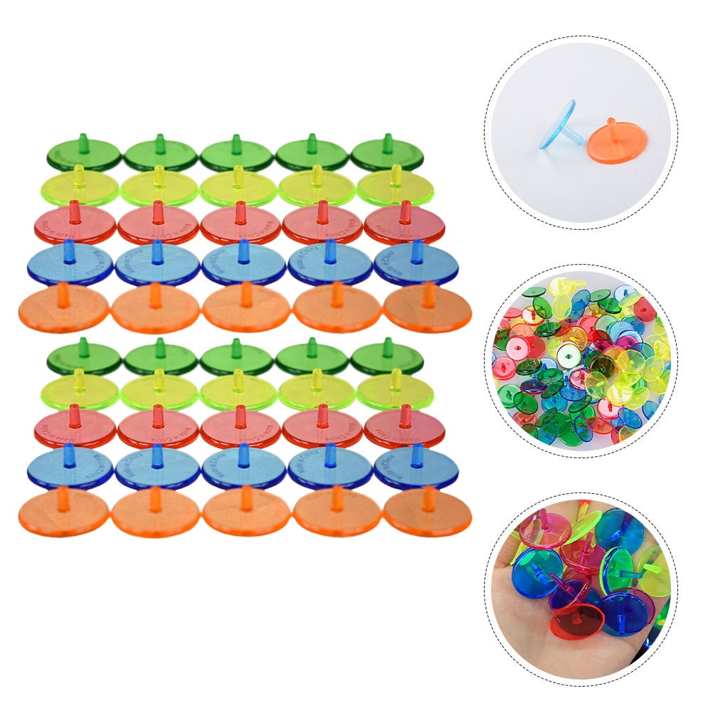 OUNONA 150pcs Round Golf Marker Tools Damage Resistant Assorted Color ...
