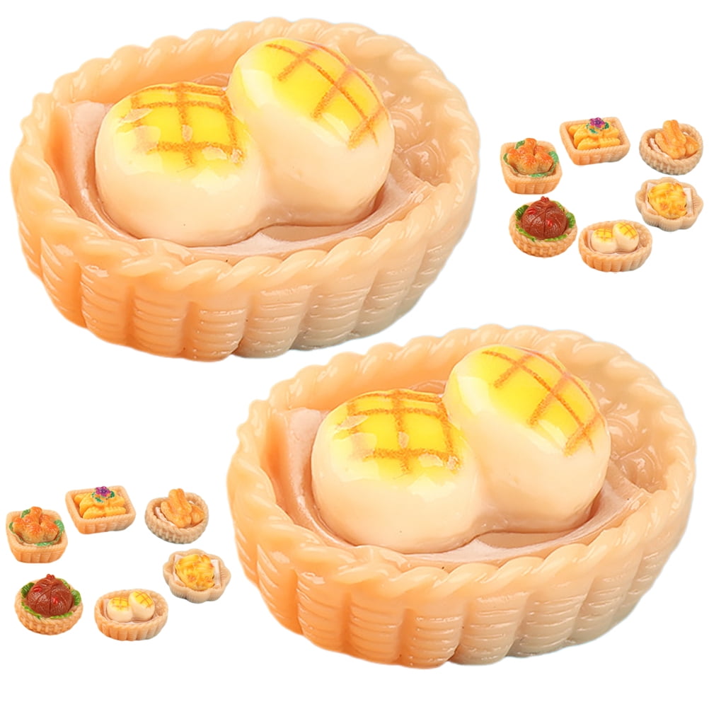OUNONA 15Pcs Miniature Food Kitchen Decoration Miniature Food Model ...