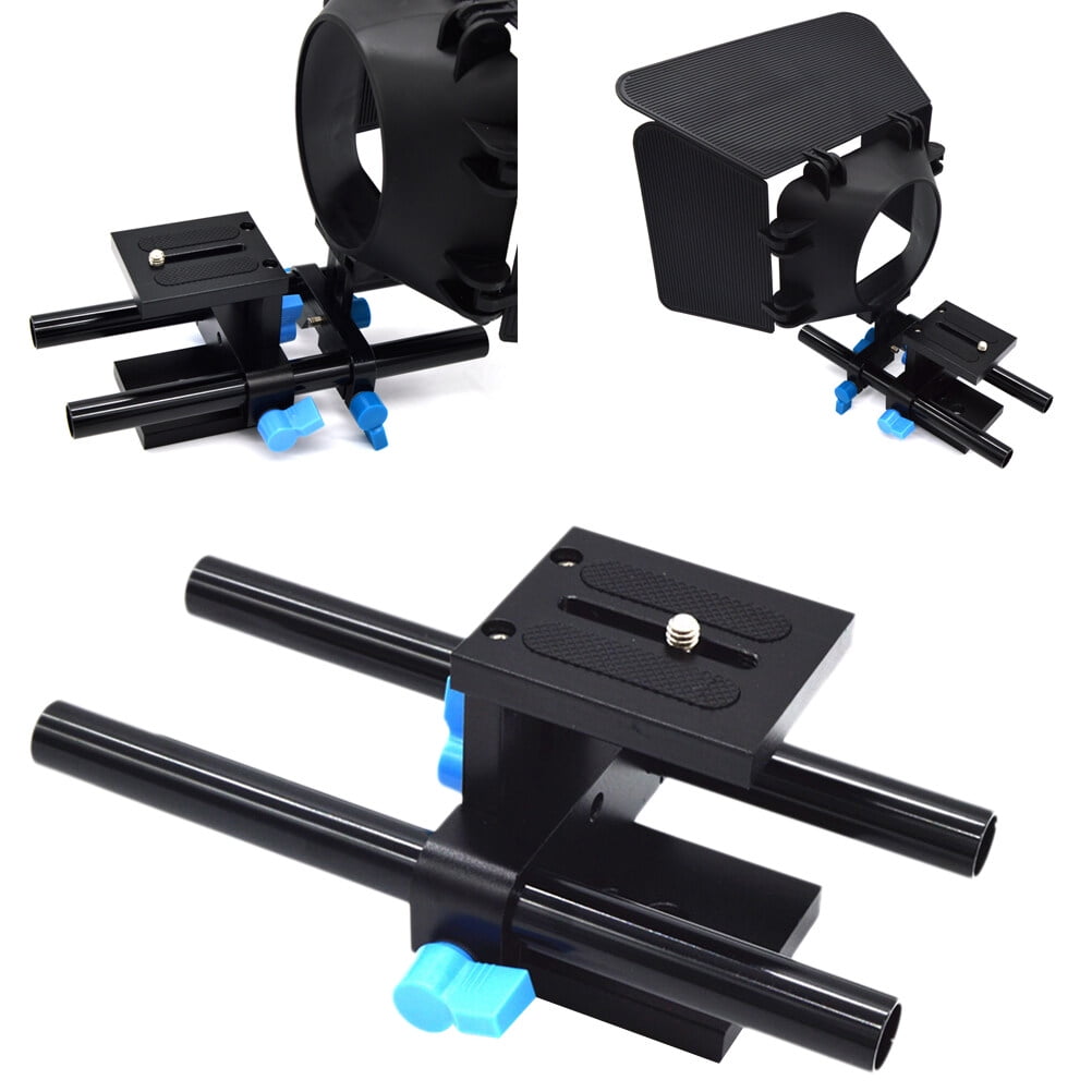 OUNONA 15mm Rail Rod Support System DSLR Camera Mount Guide Bracket for ...