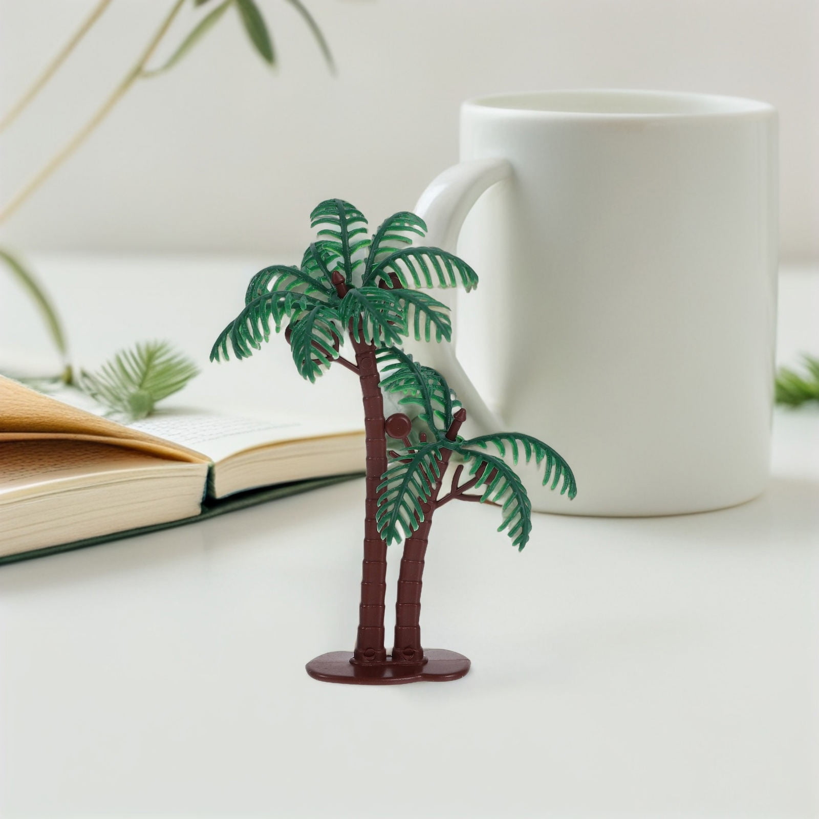 OUNONA 15pcs Faux Palm Trees for Party Decorations Realistic Coconut ...