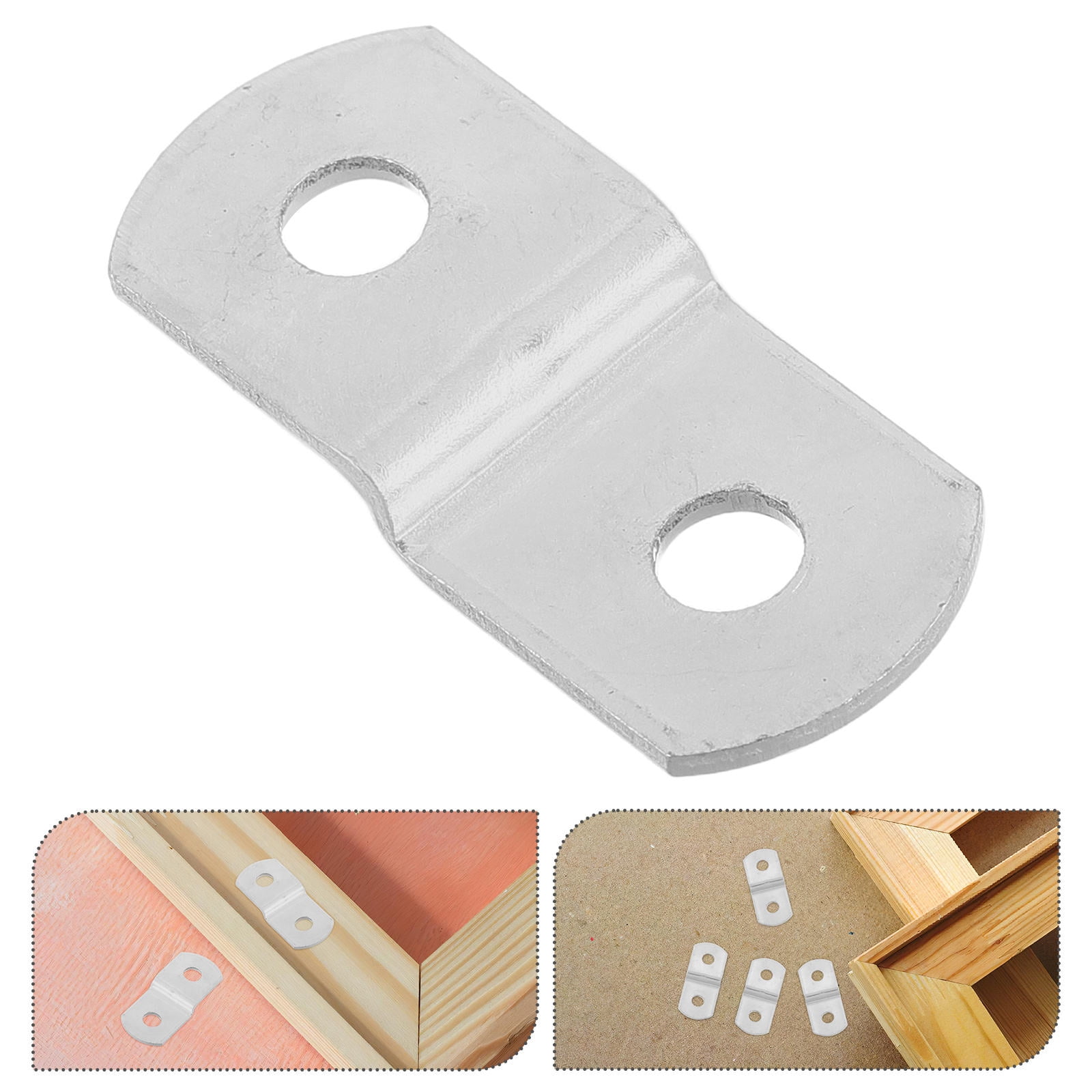 OUNONA 15pcs Furniture Accessories Silver Z Shaped Bow Corner Brackets ...