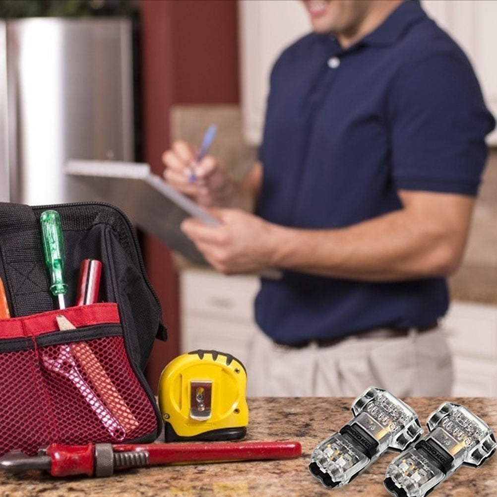 OUNONA 15pcs Low Voltage Wire Connectors Universal Compact 2 Pin 2 Way ...