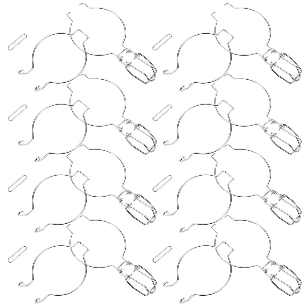 OUNONA 15pcs Mason Jar Wire Handles Stainless Steel Replacement Clips ...