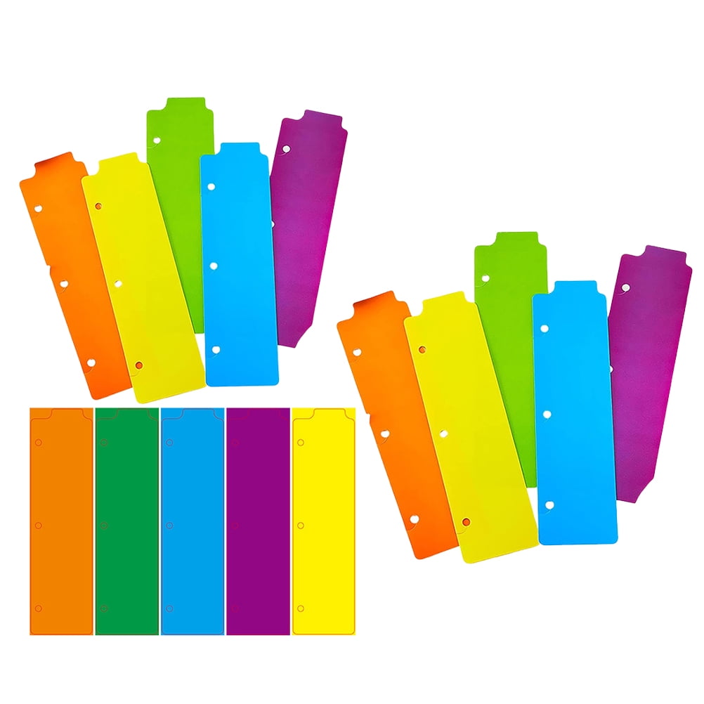 15pcs Colorful Plastic Planner Notebook Bookmarks for Document Files ...